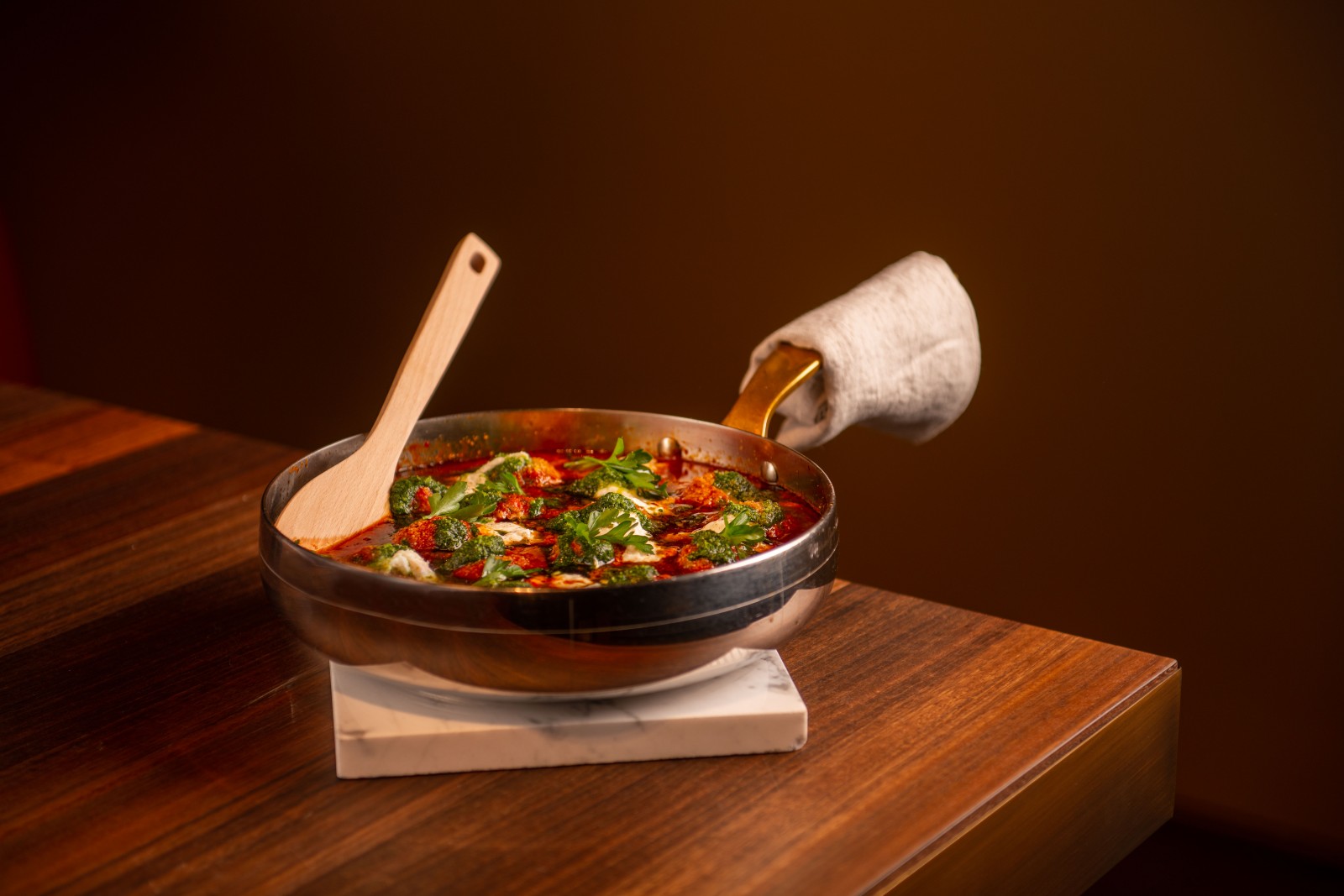 Francesco Mazzei’s burrata filled Welsh Lamb meatballs with tomato ...