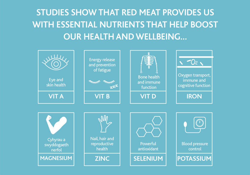 Nutritional benefits of red meat – Eat Welsh Lamb and Welsh Beef